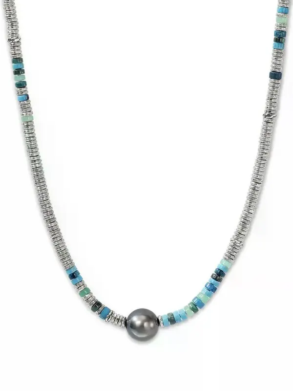 John Hardy Sterling Heishi Necklace - Silver
