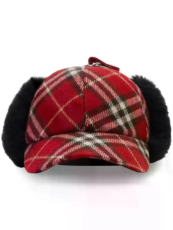Burberry Ear Flaps Cap - Red