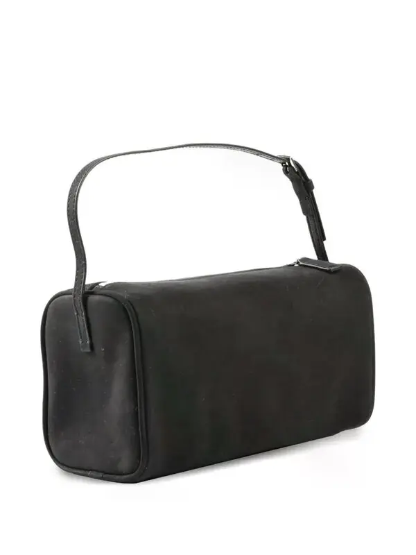 The Row 90'S Leather Shoulder Bag - Black | Editorialist