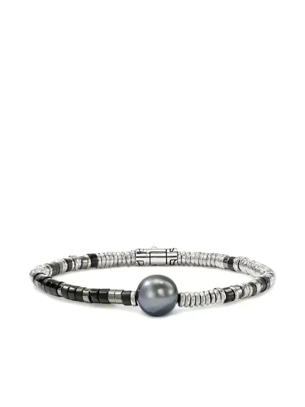 John Hardy Heishi Beaded Bracelet - Silver