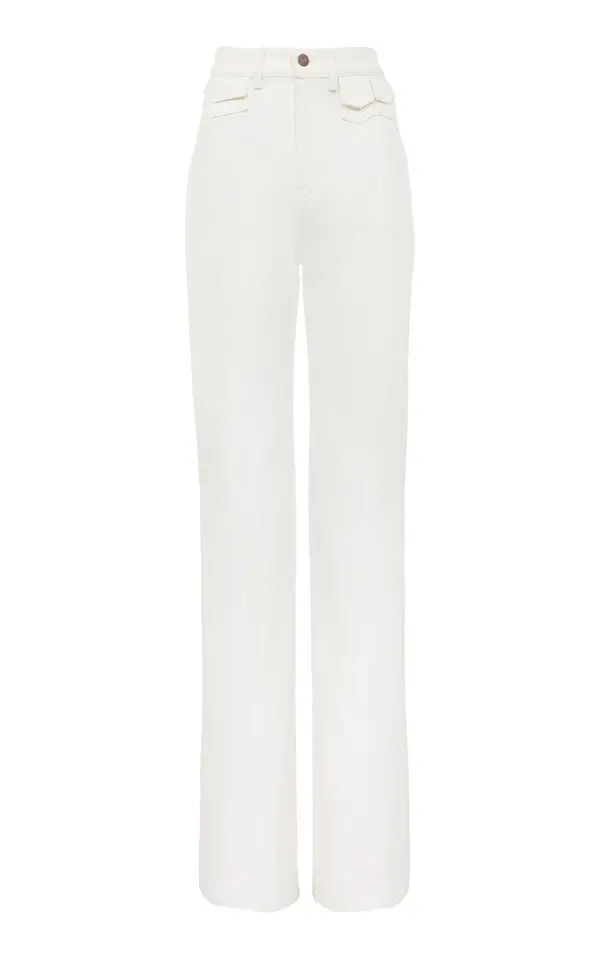Chloé Rigid Organic Denim Flare Jeans