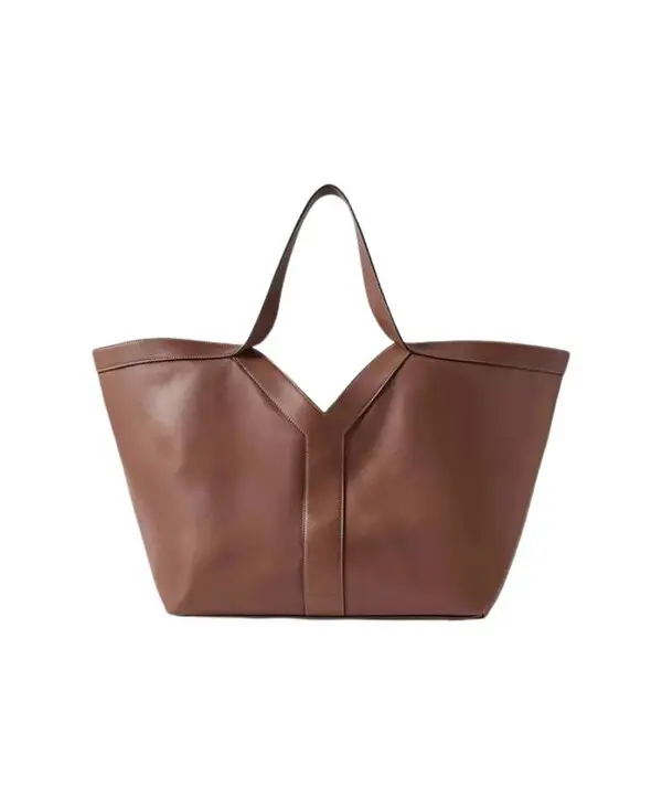 Saint Laurent Y Leather Tote - Brown