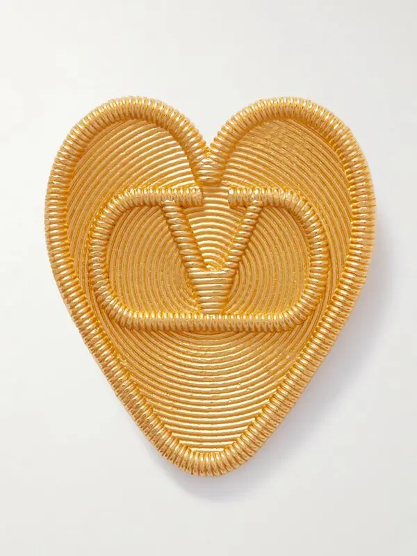 Valentino Garavani Small Brooch - Gold