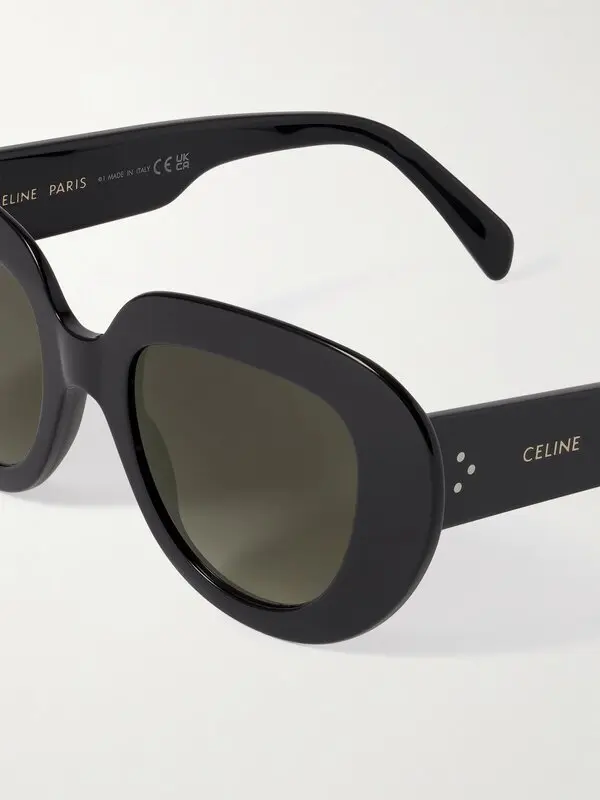 Celine Oversized Butterfly-frame Sunglasses - Black