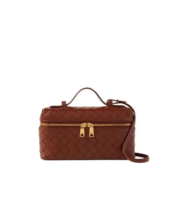 Bottega Veneta Bang Bang Vanity Intrecciato Leather Tote