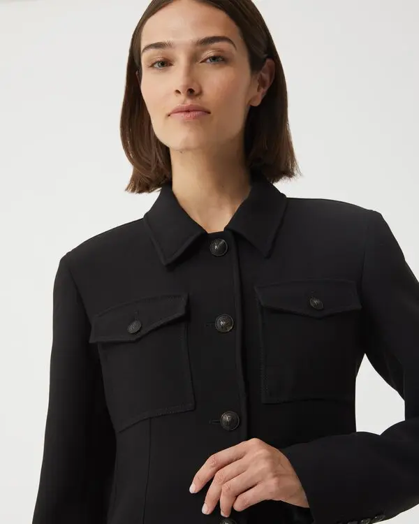 Veronica De Piante Alma Viscose Crepe Jacket