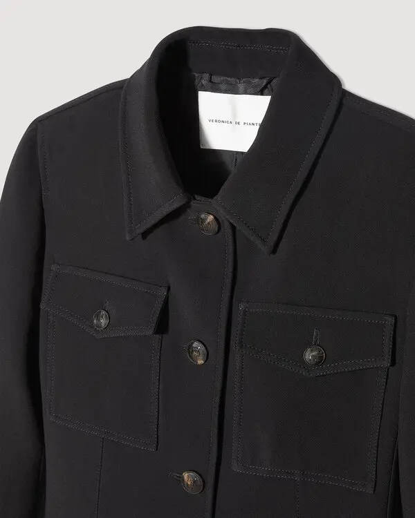 Veronica De Piante Alma Viscose Crepe Jacket