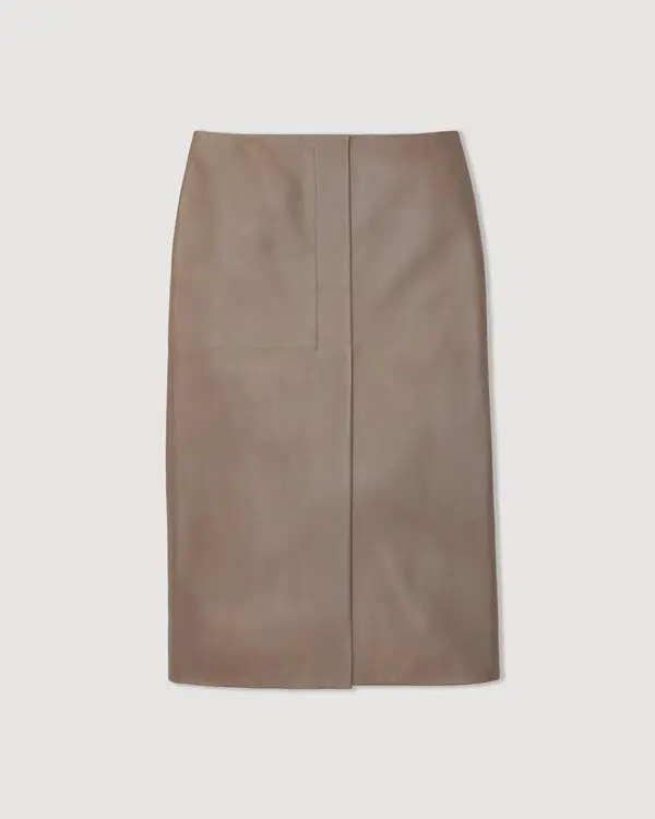 Veronica De Piante Nappa Leather Phoebe Skirt