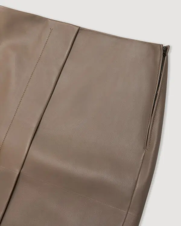 Veronica De Piante Nappa Leather Phoebe Skirt