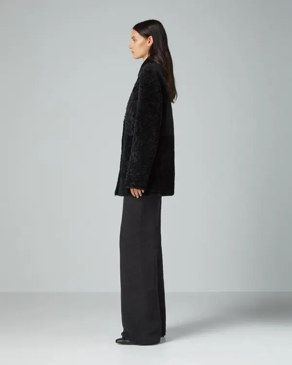 Veronica De Piante Amaia Shearling Jacket - Black
