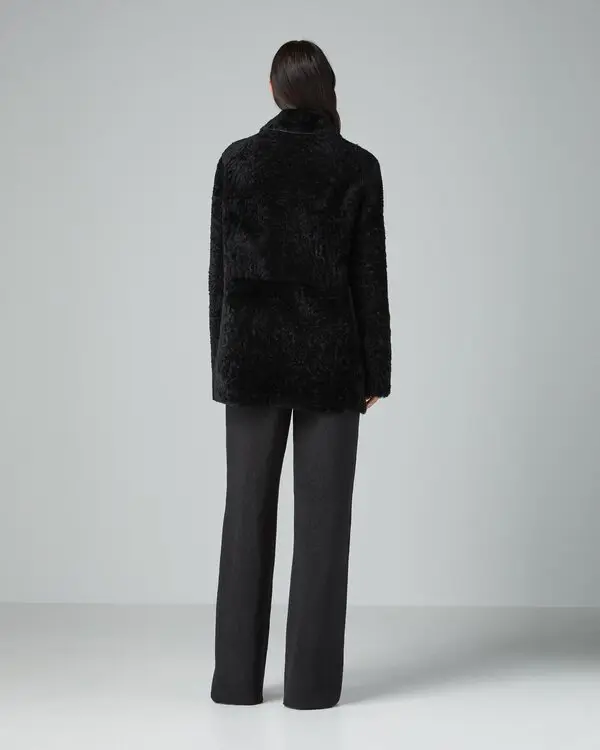 Veronica De Piante Amaia Shearling Jacket - Black