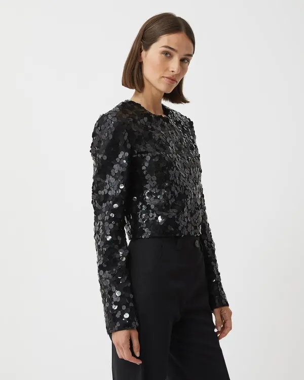 Veronica De Piante Maeve Chaos Sequin Bolero Jacket