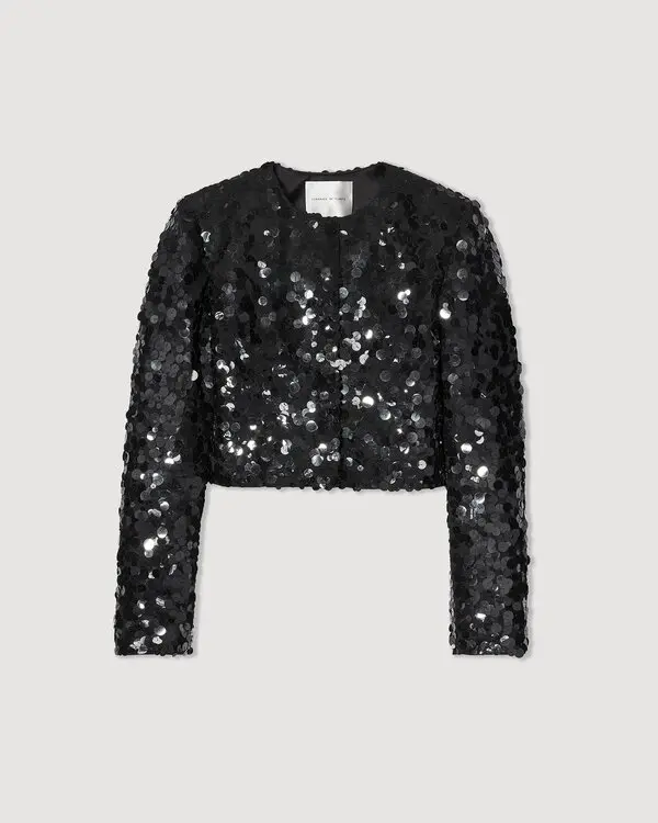 Veronica De Piante Maeve Chaos Sequin Bolero Jacket