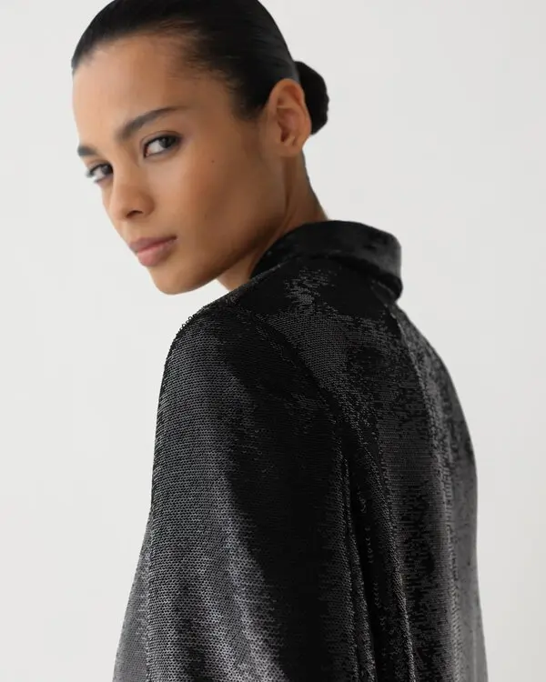 Veronica De Piante Ines Sequined Jacket - Black