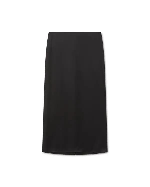 Veronica De Piante Bianca Skirt In Washed Silk