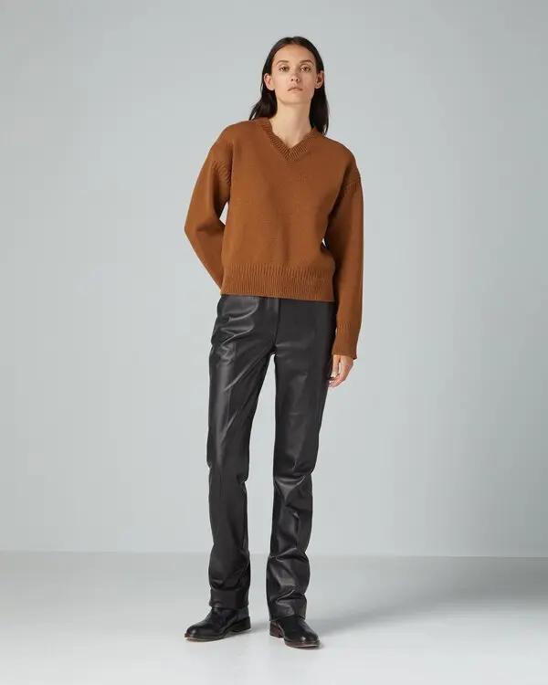 Veronica De Piante Poppy Wool Cashmere Sweater - Beige