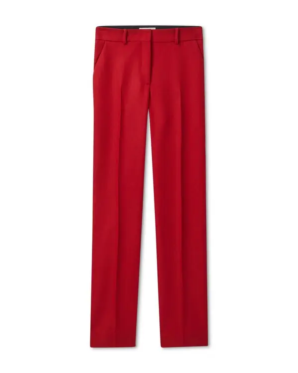 Veronica De Piante Mick Wool Twill Trousers - Red