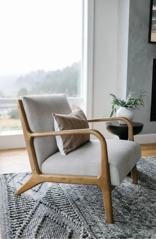 LINEN & JAMES Clyde Woven Stripe Pillow Cover