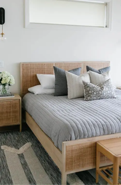 LINEN & JAMES Chloe Sandy Stripe Pillow Cover