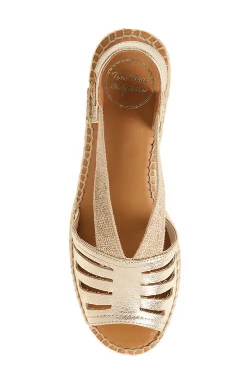 TONI PONS Dima Espadrille Sandal - Platinum