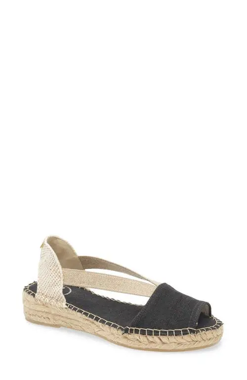 TONI PONS Elora Espadrille Sandal - Black