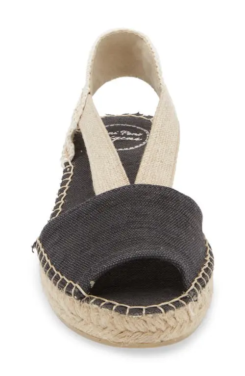 TONI PONS Elora Espadrille Sandal - Black