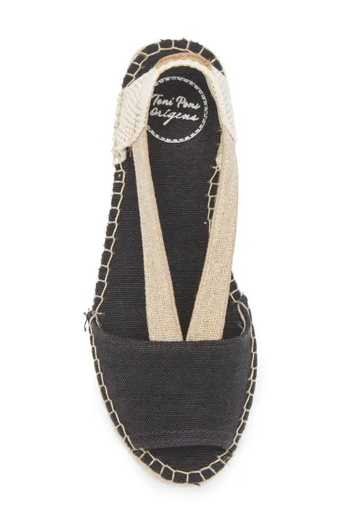TONI PONS Elora Espadrille Sandal - Black