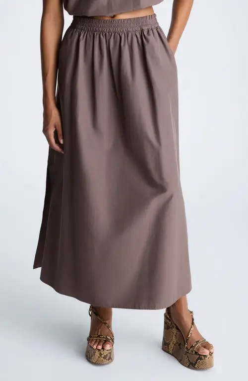 KENNETH COLE Side Slit Maxi Skirt