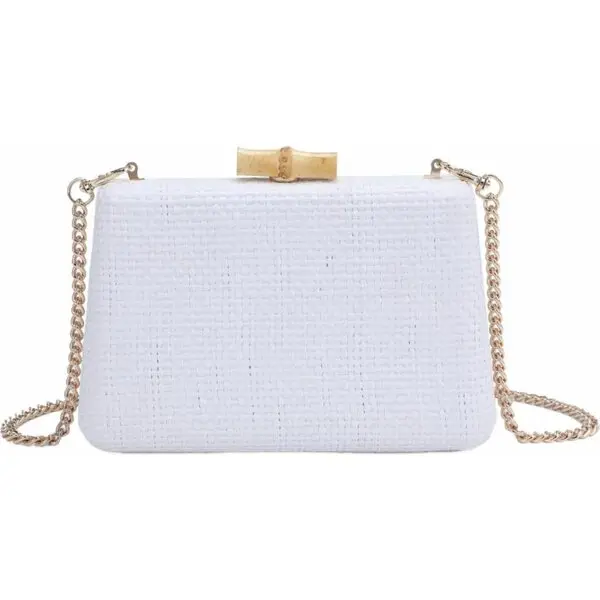 MODA LUXE Melina Evening Bag - White