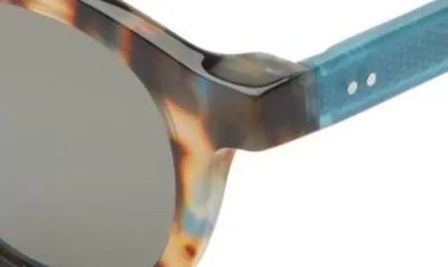 Eyebobs Tv Party Round Sunglasses - Iceberg Blue / Brown Tortoise