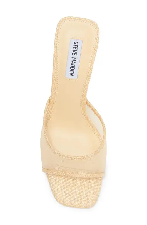 Steve Madden Seleste Wedge Slide Sandal - Raffia