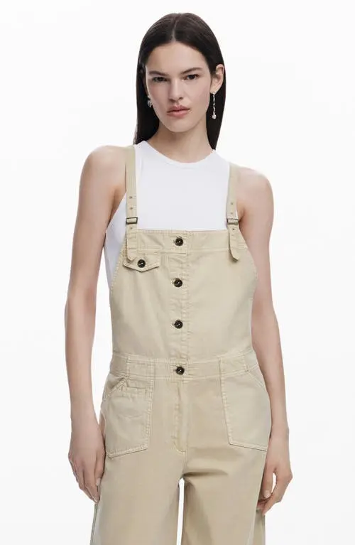 Desigual Cotton Capri Overalls