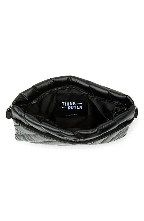 THINK ROYLN Diagonal Bum Bag 2.0 - Pearl Black