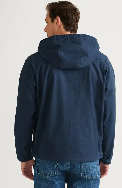 LANDS' END Ripstop Anorak - Tonal Navy