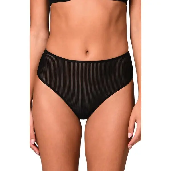 Simone Perele Angele Rib Briefs - Black
