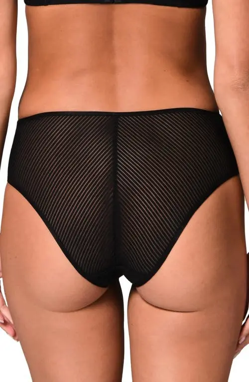 Simone Perele Angele Rib Briefs - Black