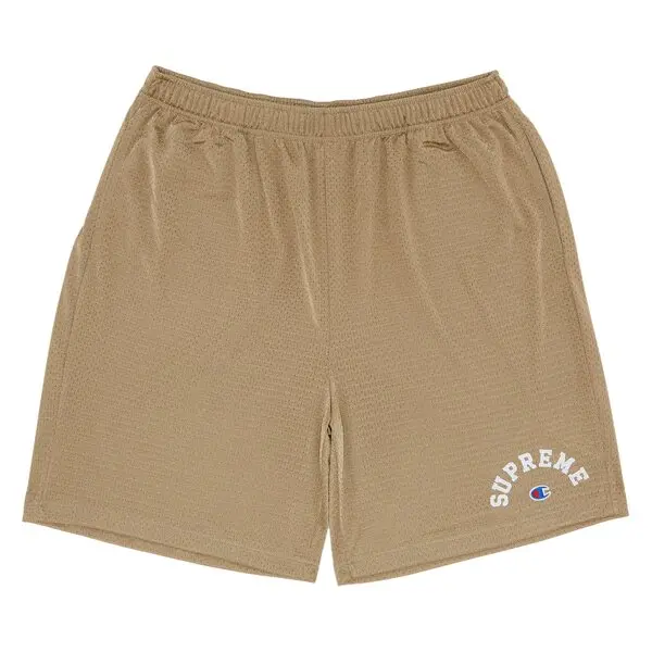 Supreme X Champion Mesh Short - Tan