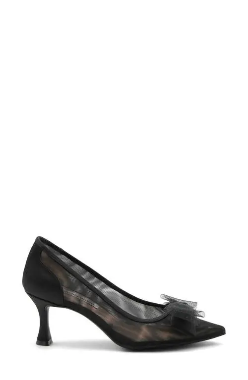 CHARLES DAVID Averna Pointed Cap-toe Pumps