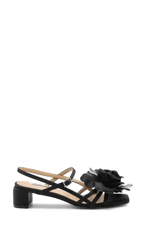 CHARLES DAVID Deb Slingback Mary Jane Sandal - Black