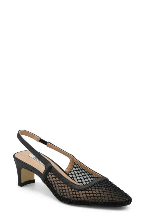 CHARLES DAVID Shine Slingback Pump - Black