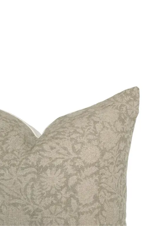 LINEN & JAMES Serena Soft Floral Handblock Pillow Cover