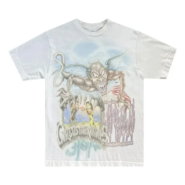 CACTUS JACK BY TRAVIS SCOTT Utopia Circus Maximus Tour Iii Tee - White