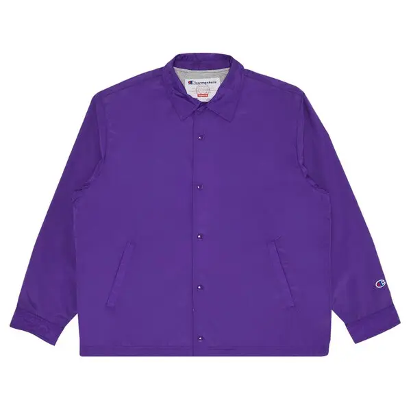 Supreme X Champion Coaches Jacket - Purple