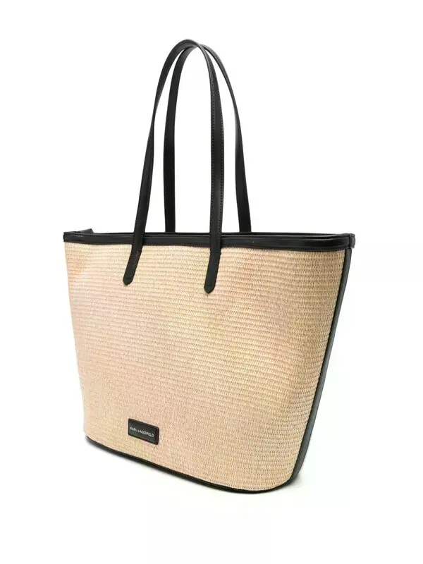 Karl Lagerfeld Logo-embroidered Tote