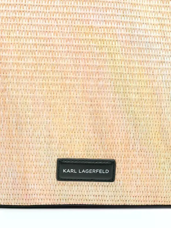 Karl Lagerfeld Logo-embroidered Tote