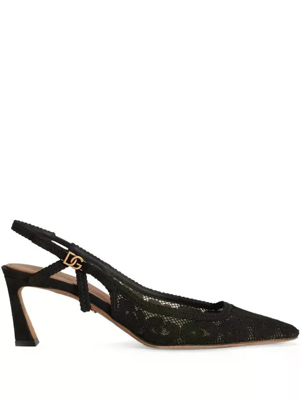 Dolce & Gabbana Lace Appliqué Pumps