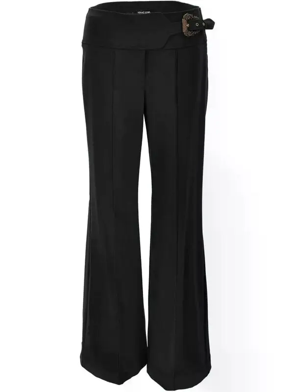 Versace Belted Flare Trousers