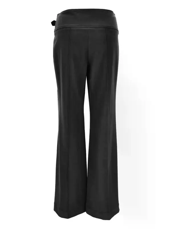 Versace Belted Flare Trousers