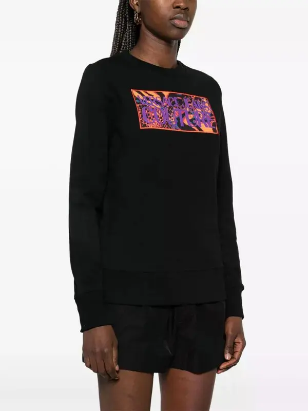 Versace Logo-patch Sweatshirt