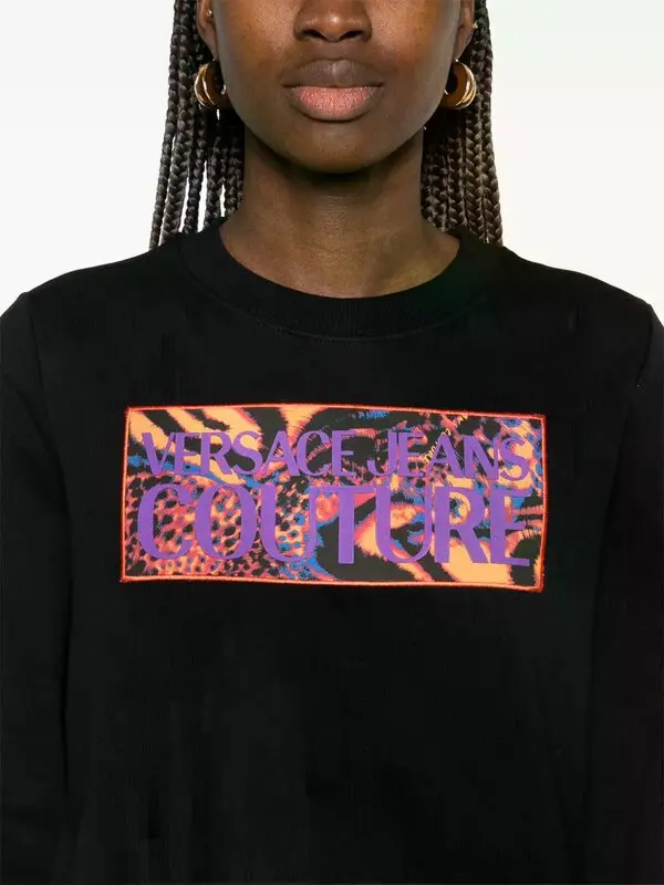 Versace Logo-patch Sweatshirt